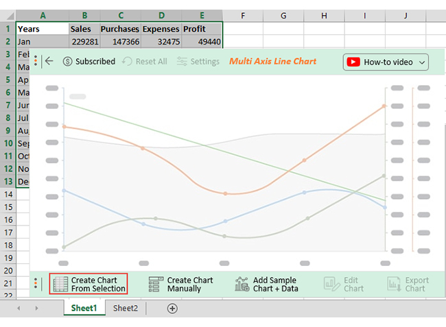 How To Make A 3 Axis Graph In Excel 